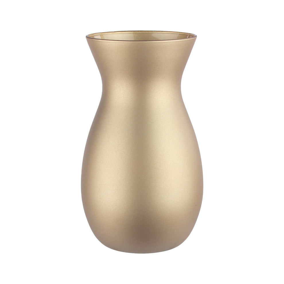 8" Jordan Vase – Matte Metallic Gold – 46 & Spruce | Wholesale Supply House