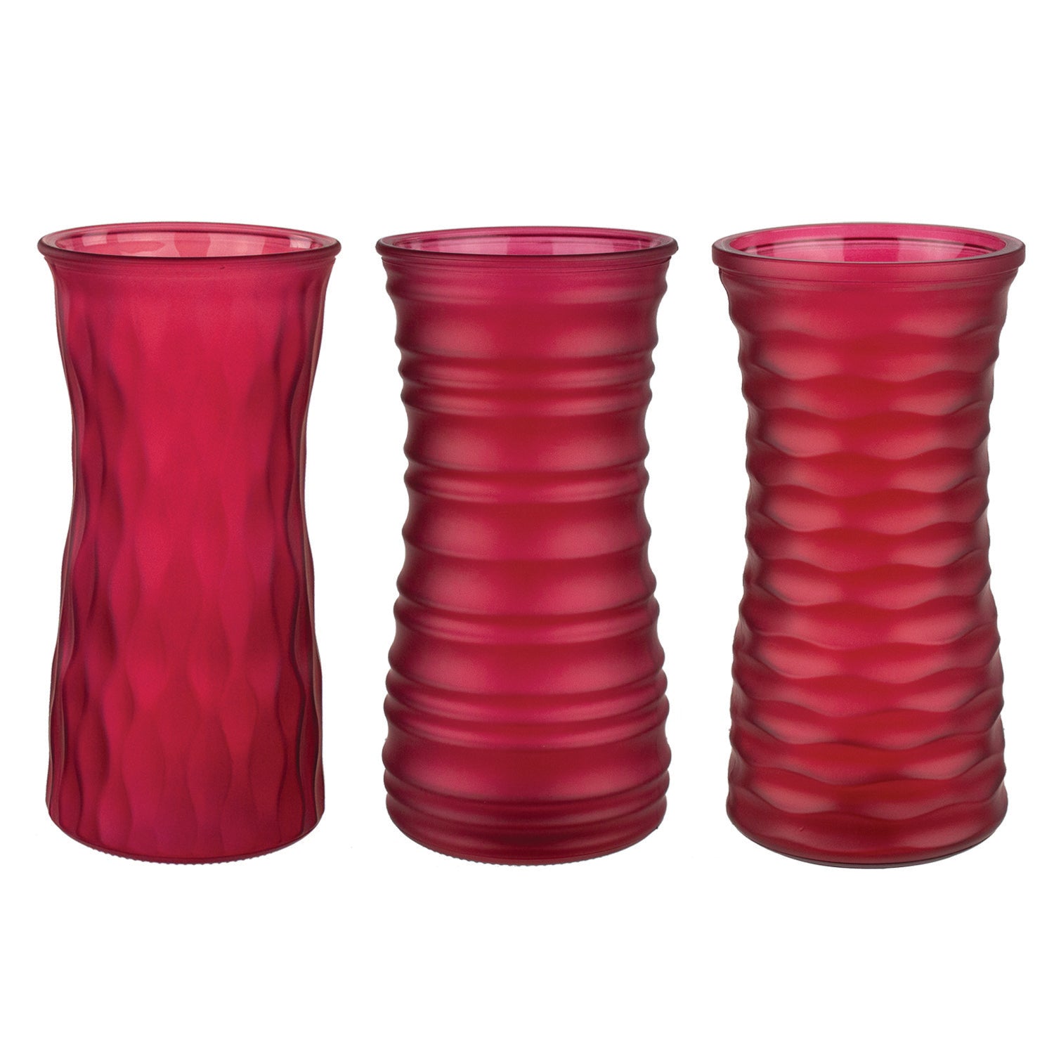 8.5" Rose Vase – Ruby Frost Assortment – 46 & Spruce | by Syndicate